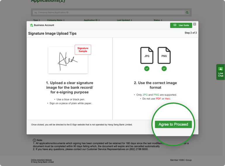 How to complete e-Sign - e-Sign - Online Services - Banking Digitally ...