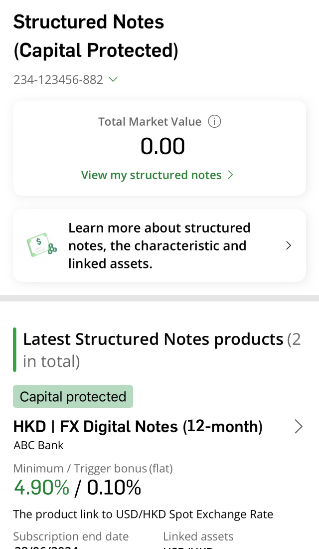 Structured Notes (Capital Protected) | Hang Seng Bank